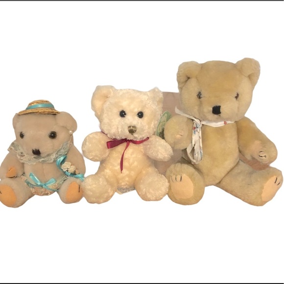 Accents | Plush Bear Trio | Poshmark